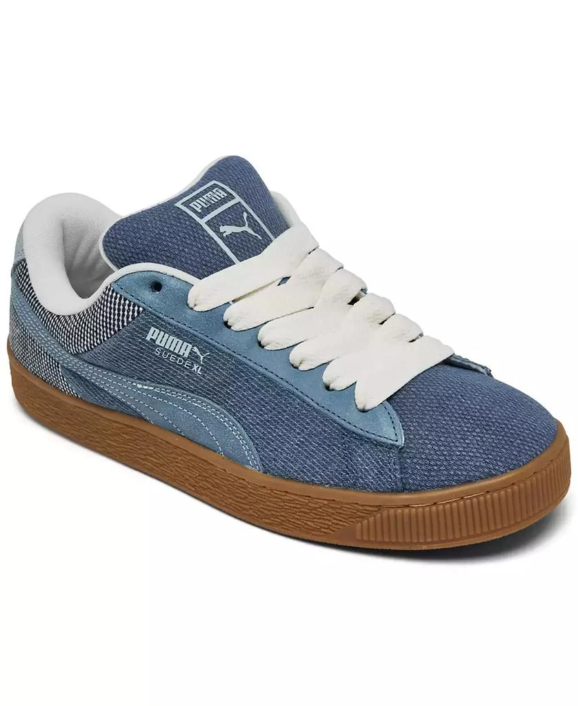 Puma Men's Suede XL Denim Casual Sneakers from Finish Line - Casual ...