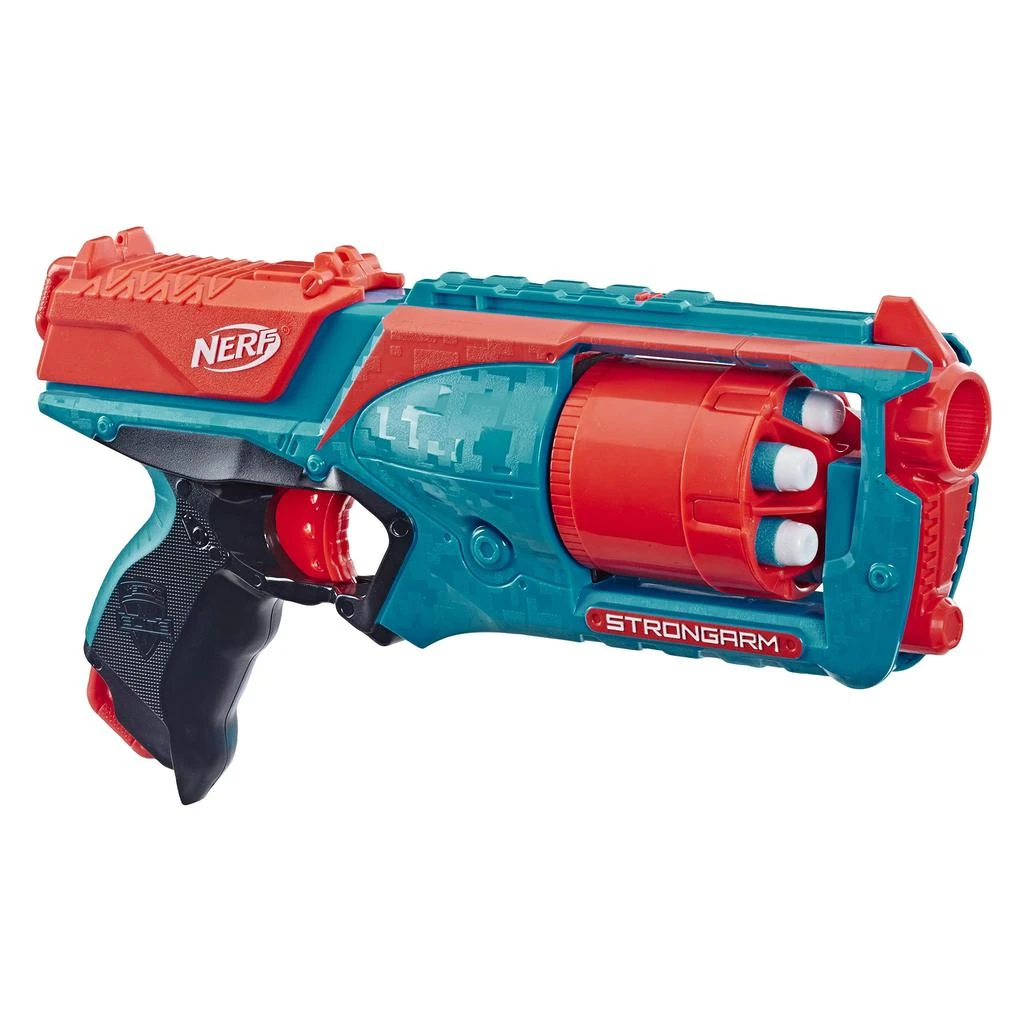 Nerf NERF Strongarm N-Strike Elite Toy Blaster with Rotating Barrel ...