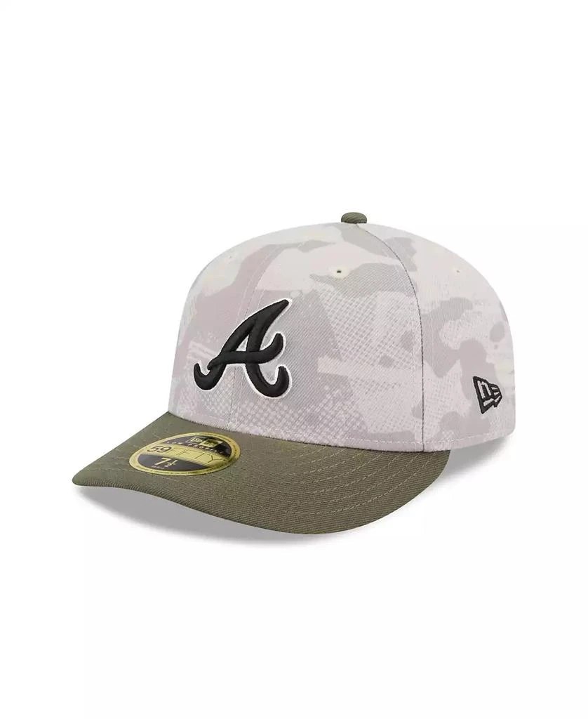 New Era Men's Light Beige/Olive Atlanta Braves 2025 Armed Forces Day ...