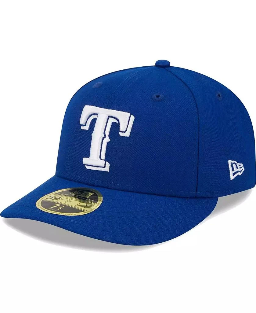 New Era Men's Royal Texas Rangers White Logo Low Profile 59FIFTY Fitted ...
