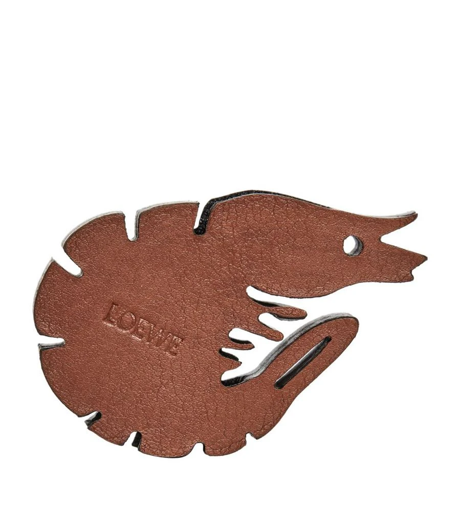 Loewe x Paula's Ibiza Leather Shrimp Keychain - BeyondStyle