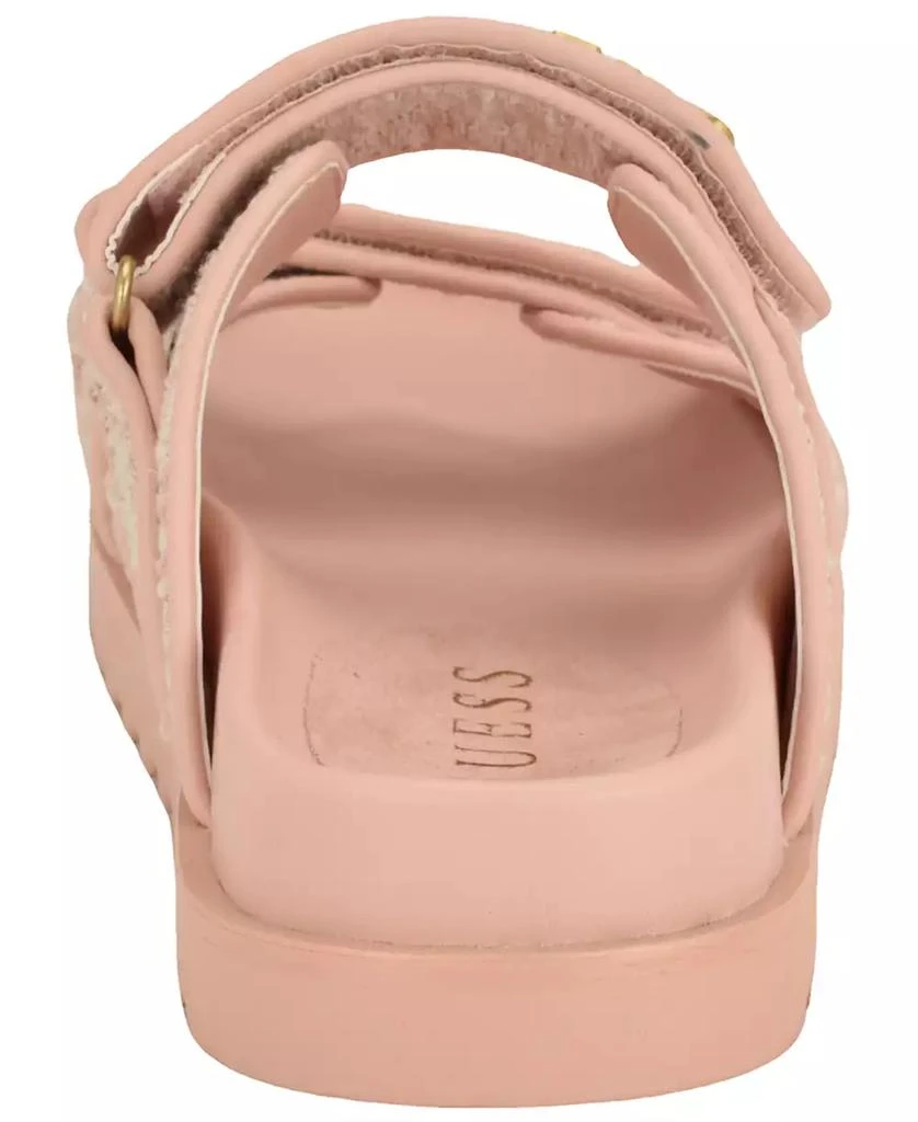 GUESS Women's Fabulon Two Strap Sporty Footbed Sandals - Shoes - Free ...