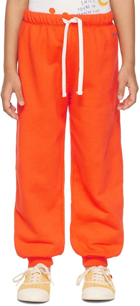 TINYCOTTONS Kids Orange 'Tiny' Lounge Pants - BeyondStyle