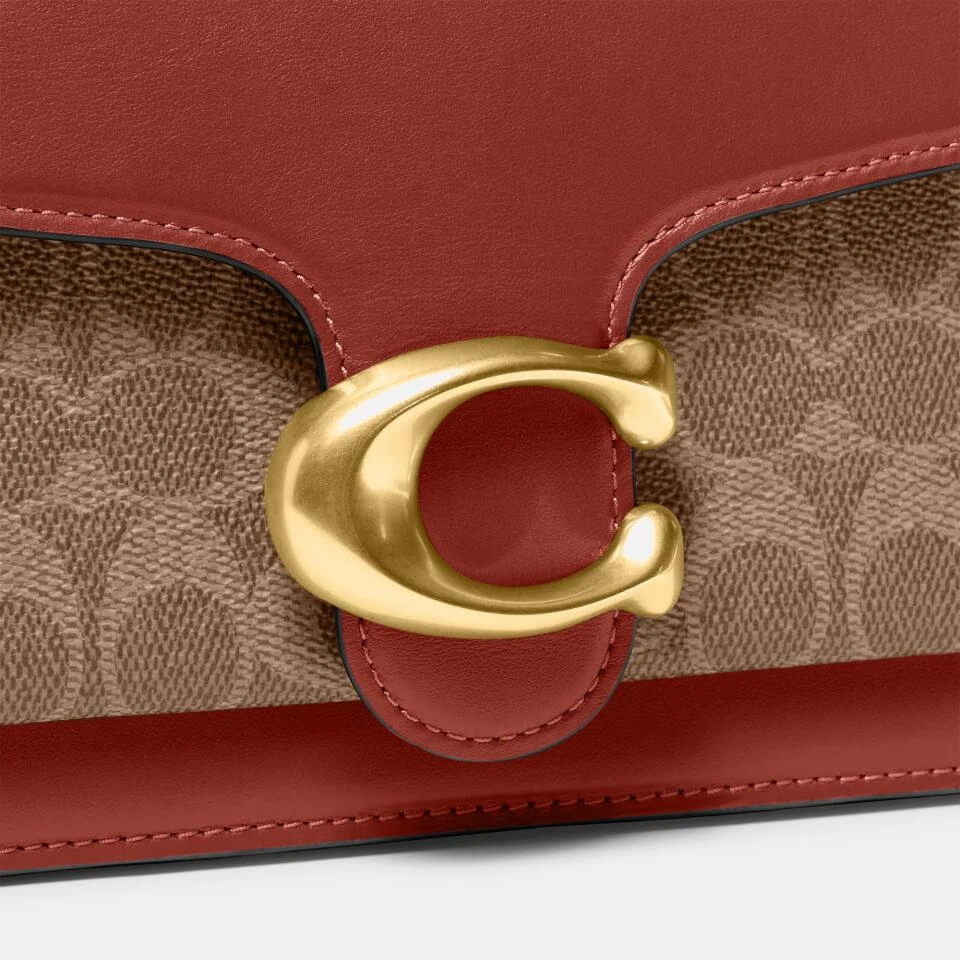 Coach Coach Signature Tabby 26 Coated Canvas and Leather Shoulder Bag ...