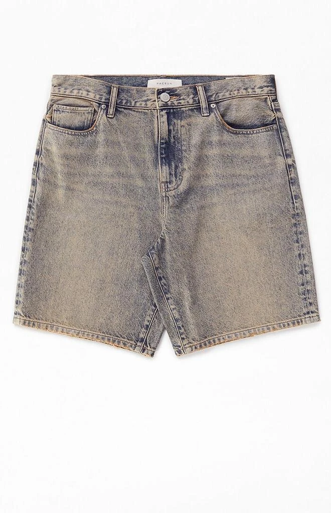 PacSun Medium Indigo Tint Baggy Denim Shorts - Pants - Free Shipping - BeyondStyle