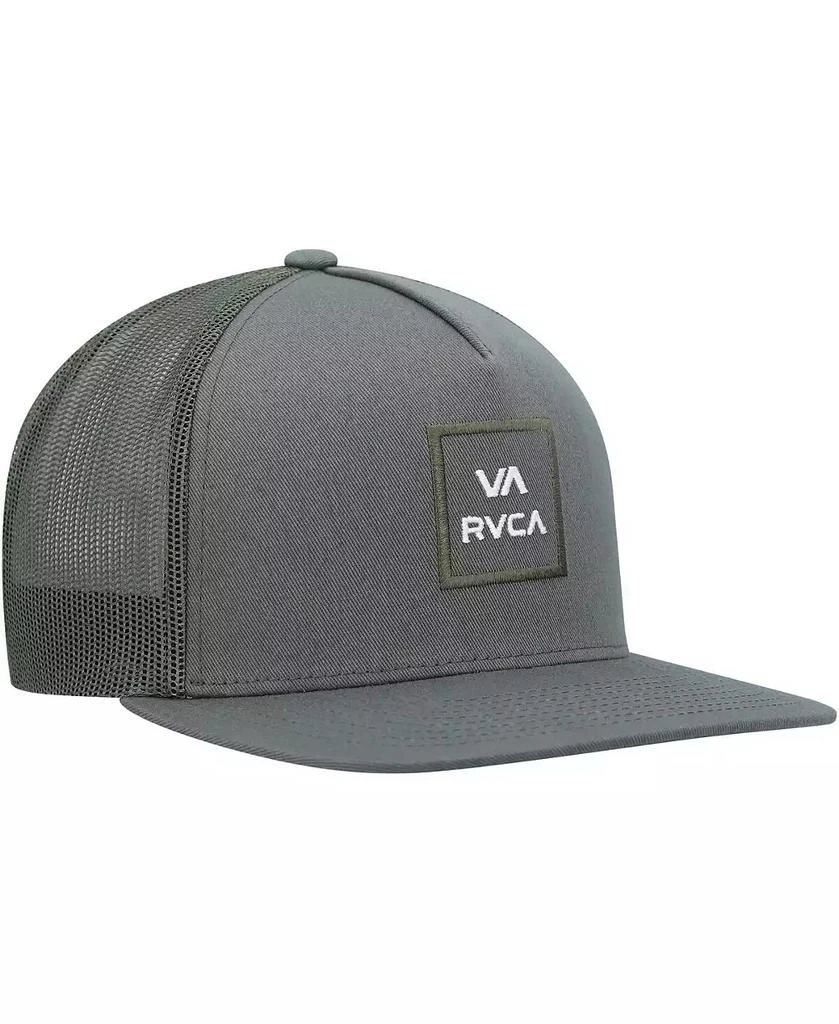 RVCA Men's Green VA All the Way Trucker Snapback Hat - Hats - BeyondStyle