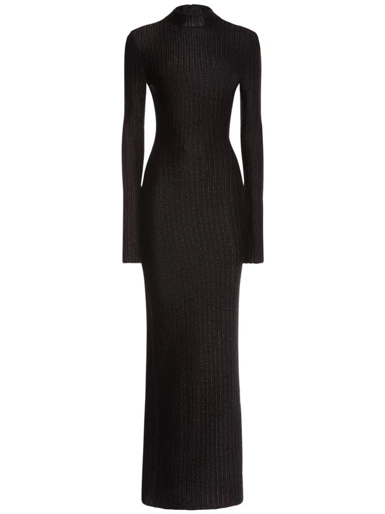 Tom Ford Metallic Rib Knit Long Dress - Dresses & Skirts - BeyondStyle