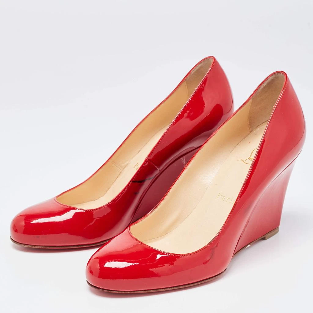 Christian Louboutin Christian Louboutin Red Patent Leather Ron Ron ...