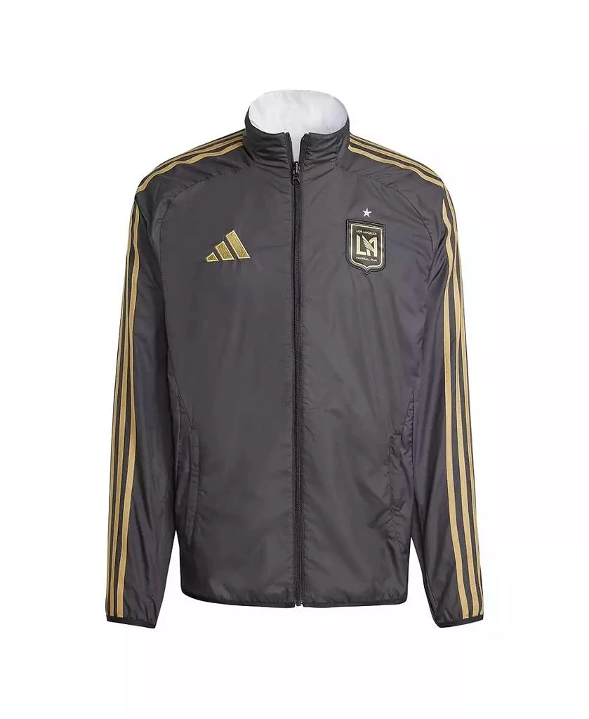 adidas Men's Black/White LAFC 2025 Anthem Reversible Full-Zip Jacket ...