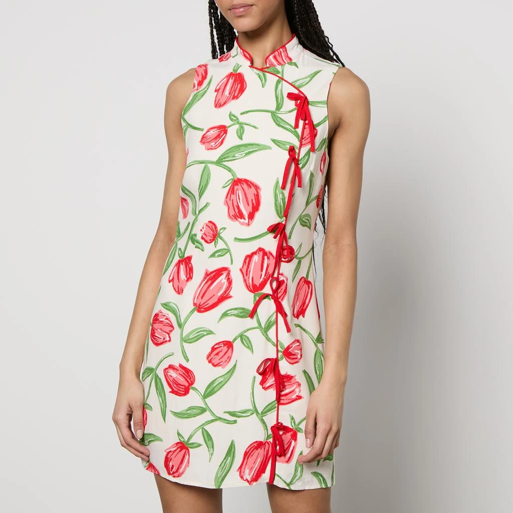 Kitri Kitri Aubrey Floral-Print Crepe Mini Dress - Dresses & Skirts ...
