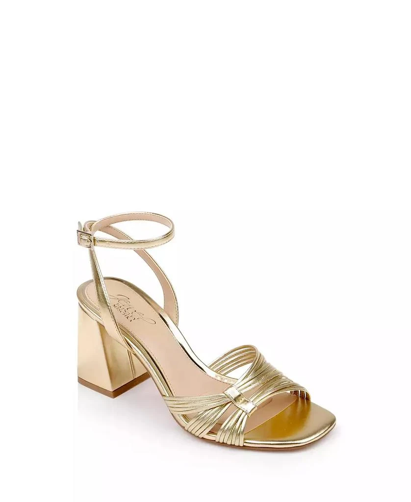 Badgley Mischka Women's Michelle Evening Block Heel Sandals - Shoes ...