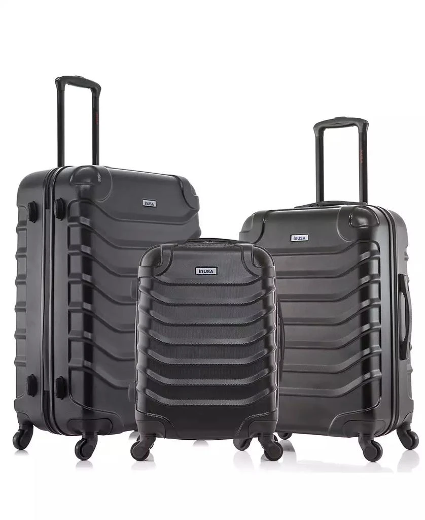 InUSA Endurance Lightweight Hardside Spinner Luggage Set, 3 piece ...