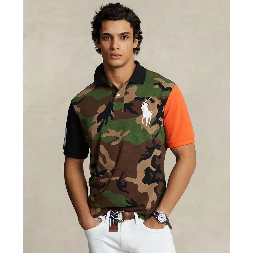 Ralph Lauren Men's Custom Slim Fit Big Pony Mesh Polo Shirt - Polo Shirts - Free Shipping ...