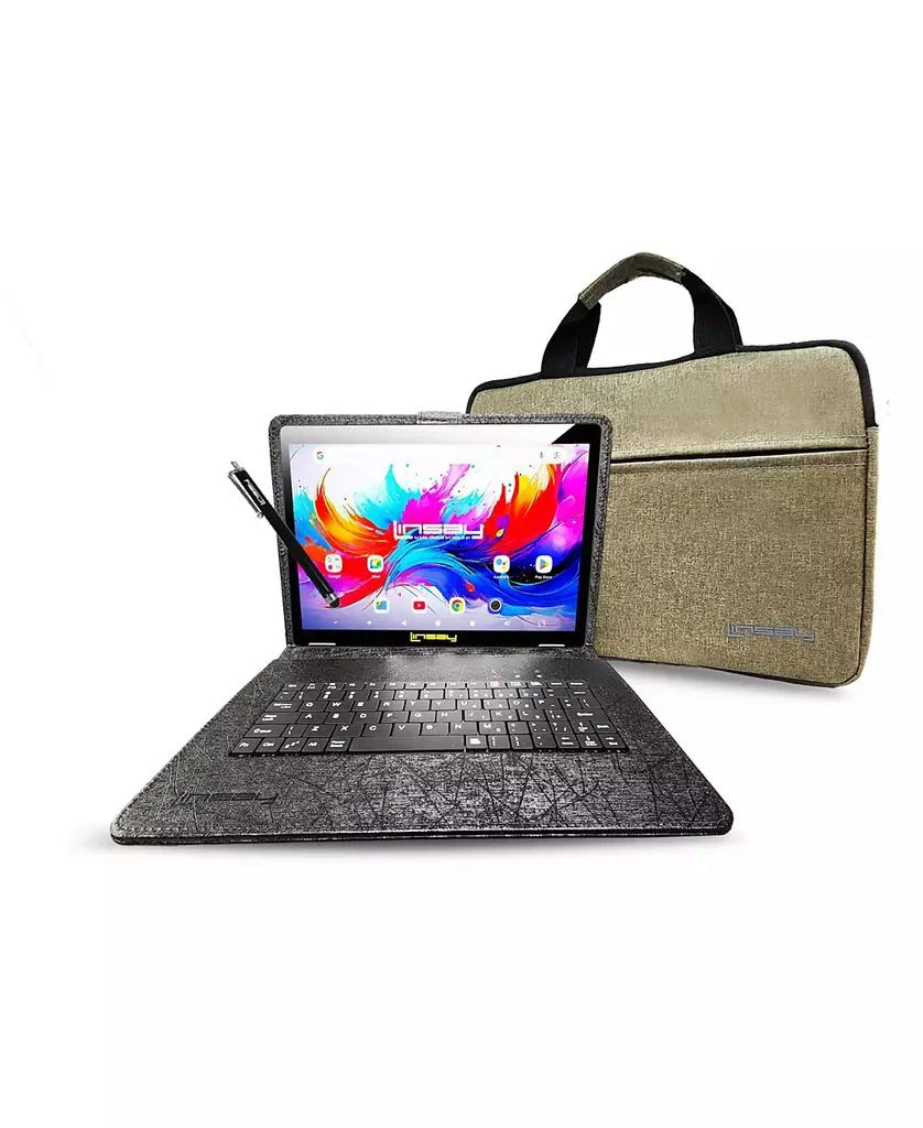 LINSAY 10.1" Octa Core 256GB Storage Android 15 with Unique Oracle ...