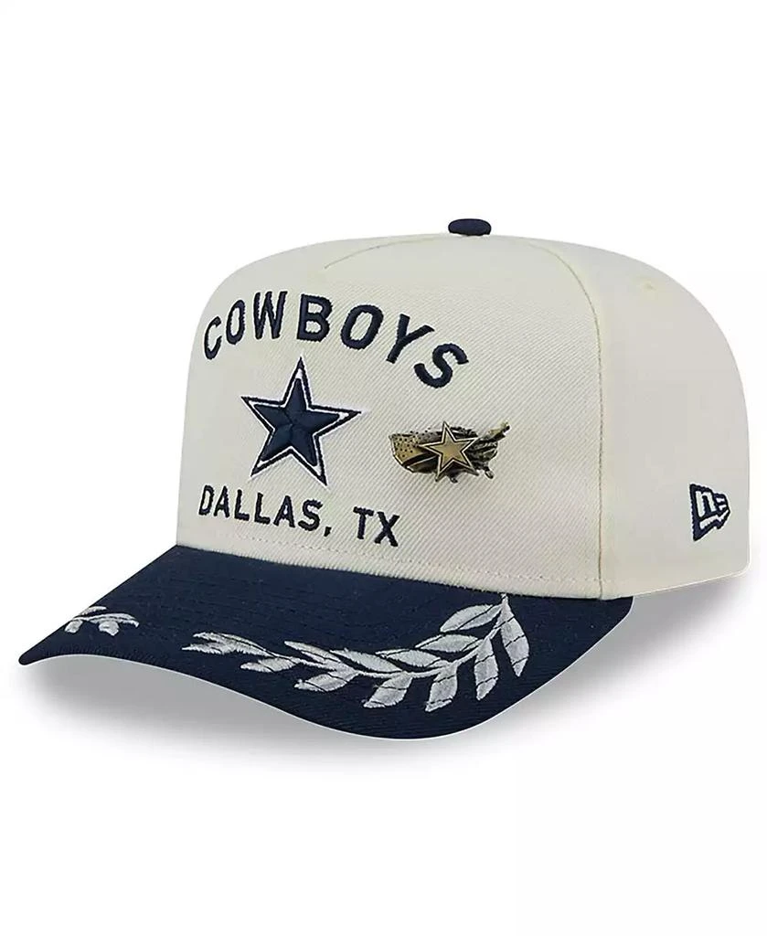 New Era Men's Cream/Navy Dallas Cowboys 2025 NFL Draft A-Frame 59FIFTY ...