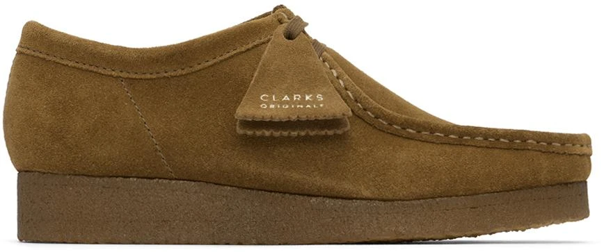 Clarks Originals Tan Wallabee Derbys - Business Casual Shoes - BeyondStyle
