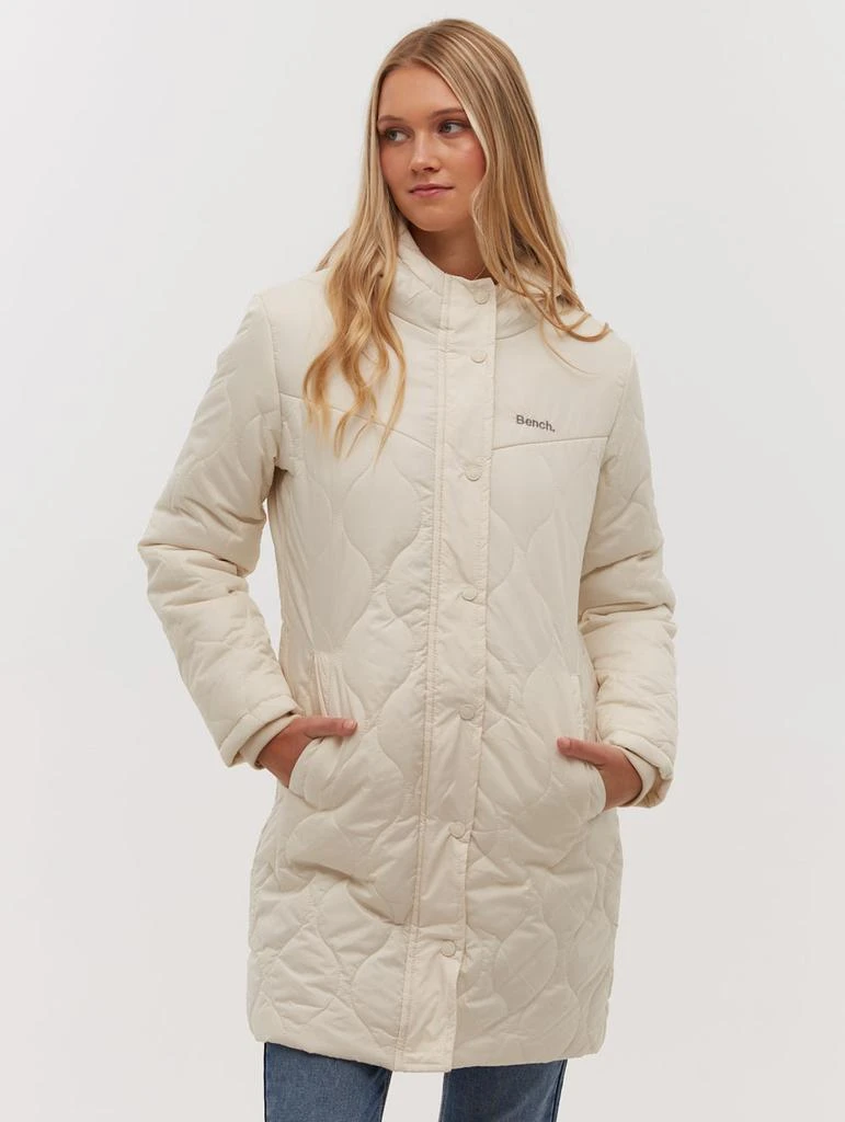 Bench. Dakoah Honeycomb Quilted Midi Jacket - Jackets - Free Shipping ...