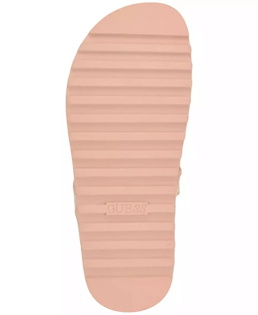 GUESS Women's Fabulon Two Strap Sporty Footbed Sandals - Shoes - Free ...