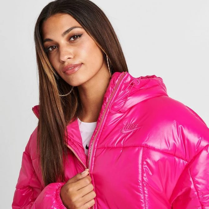 NIKE Women's Nike Sportswear Therma-FIT Classic Shine Puffer Jacket - Coats - Free Shipping ...