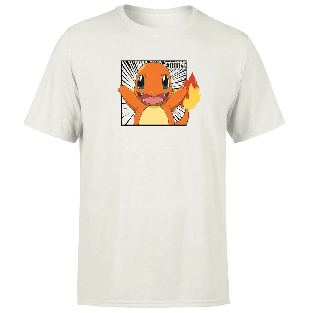 Original Hero Pokémon Pokédex Charmander #0004 Men's T-Shirt - Cream ...