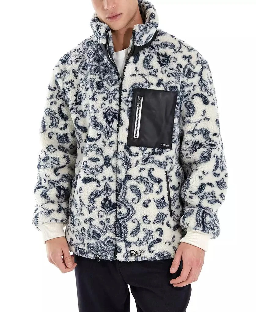 GUESS Men's Sherpa Jacket - Jackets - Free Shipping - BeyondStyle