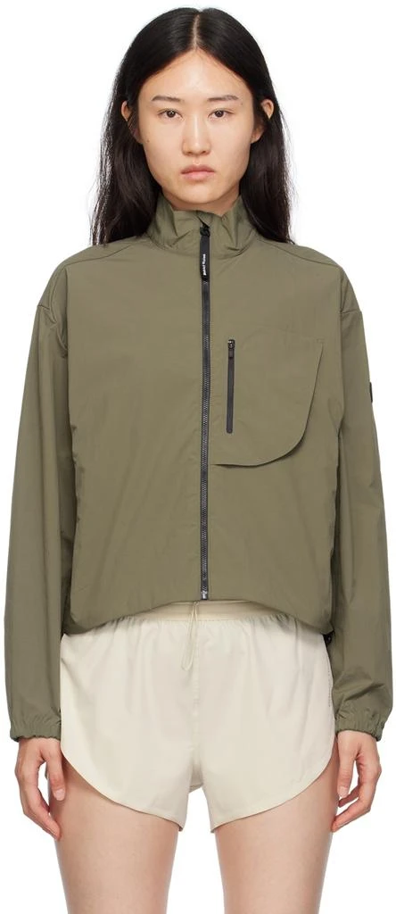 District Vision Khaki Cropped Jacket - Jackets - BeyondStyle