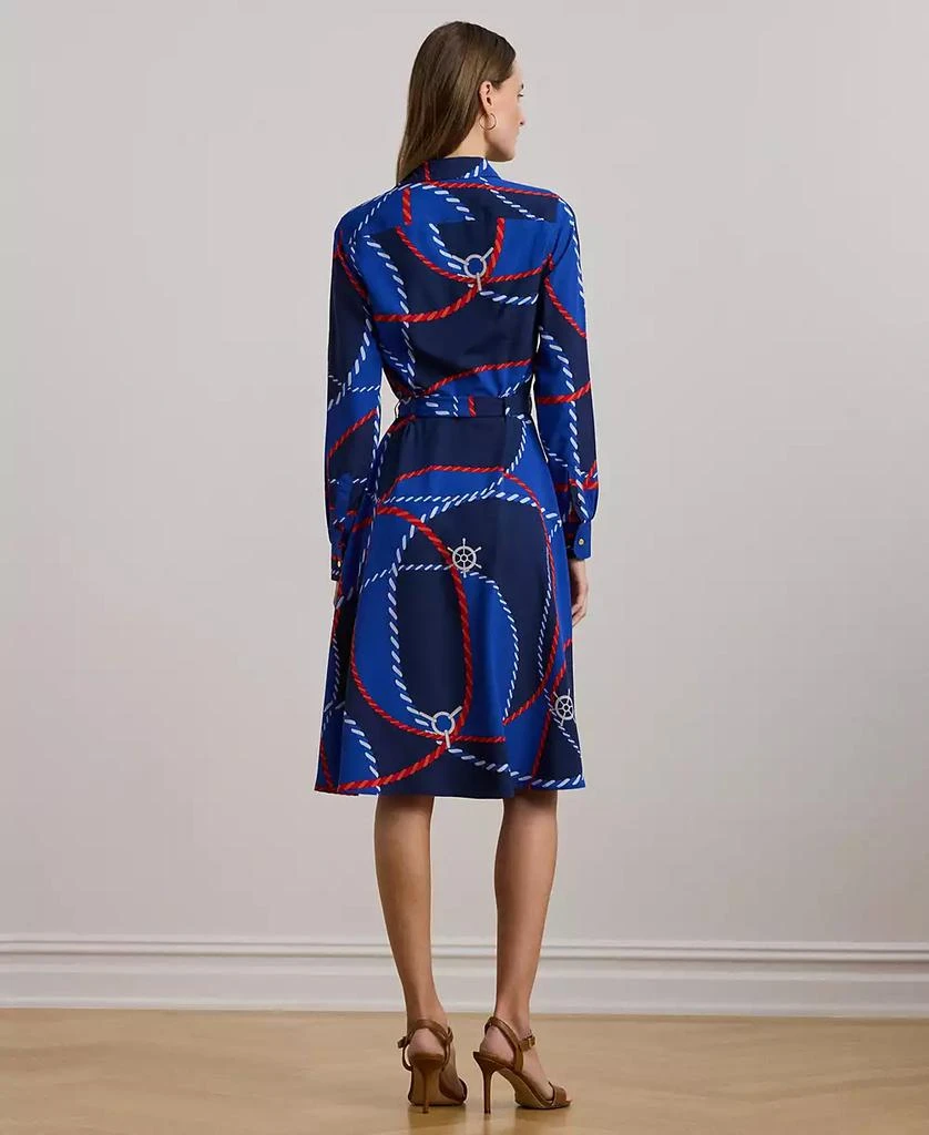 Lauren Ralph Lauren Women's Rope-Print Crepe Shirtdress - Dresses ...