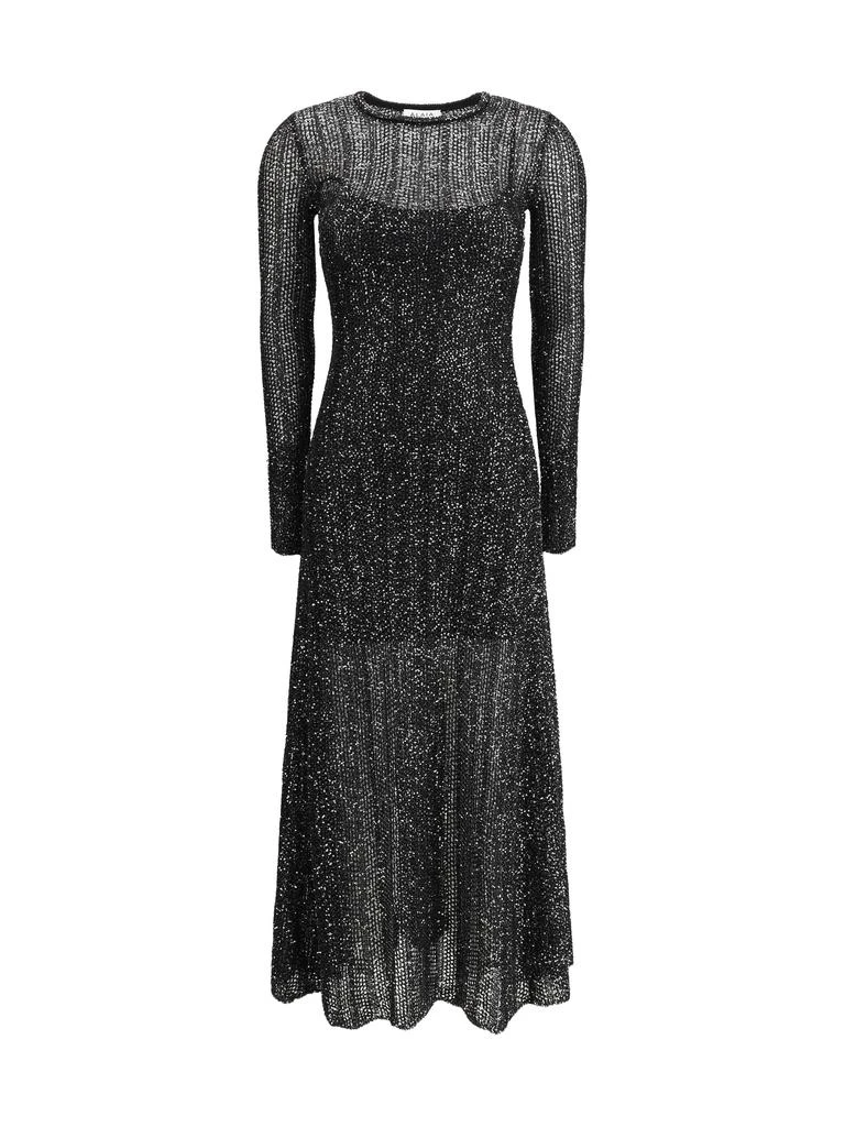 Alaïa sequin-embellished long knit Dress - Dresses & Skirts