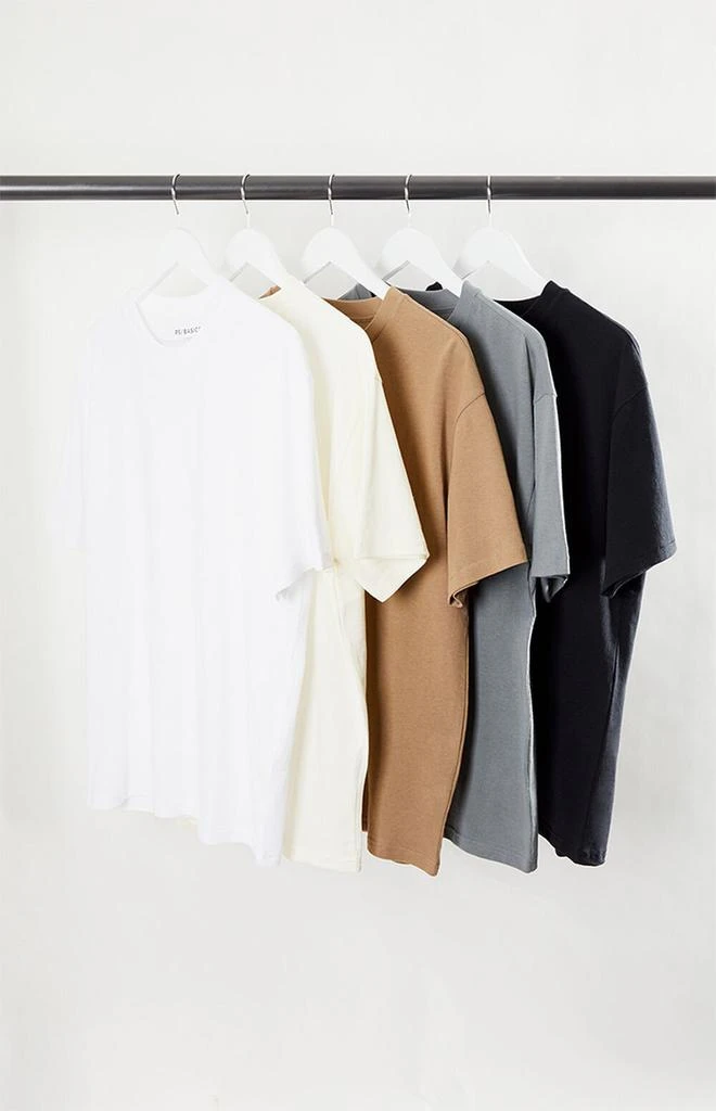 PS Basics 5 Pack Reece Basic T-Shirts - Tops - Free Shipping - BeyondStyle
