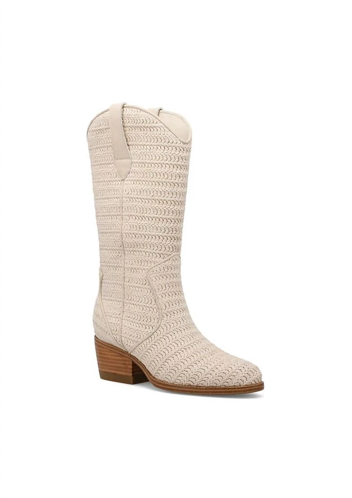 Mia - Women's Jenah Leather Raffia Cowboy Boots – On Sale Now with Up ...