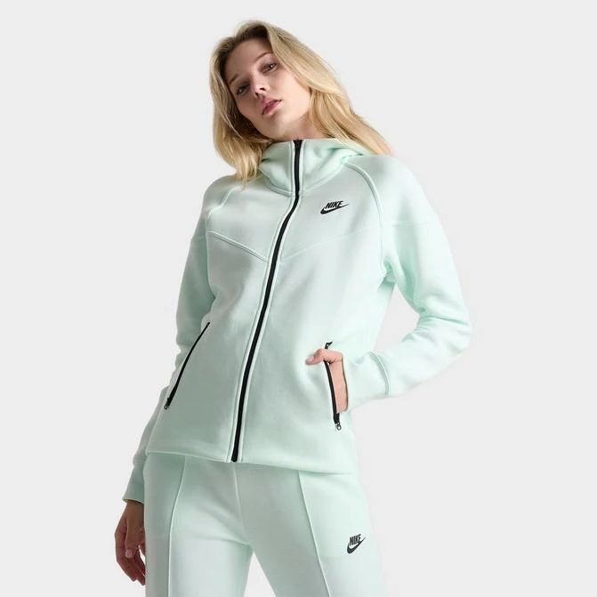 NIKE Women's Nike Sportswear Tech Fleece Windrunner Full-Zip Hoodie ...