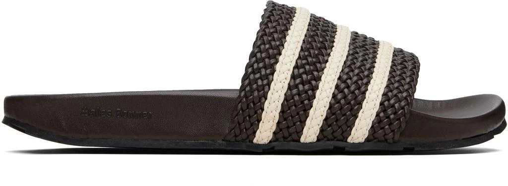 WALES BONNER Brown adidas Originals Edition Adilette Sandals - BeyondStyle