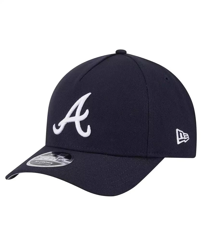 New Era Men's Navy Atlanta Braves 9FORTY M-Crown Adjustable Hat - Hats ...