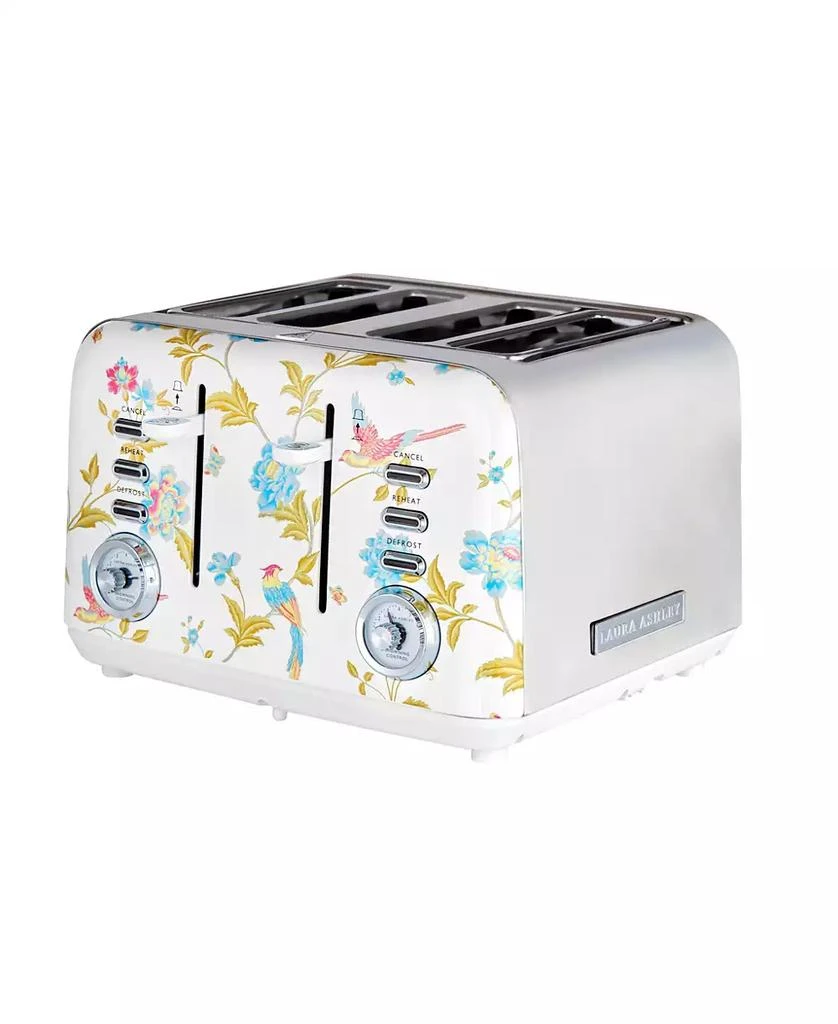 Laura Ashley Elveden White 4-Slice Toaster - Free Shipping - BeyondStyle
