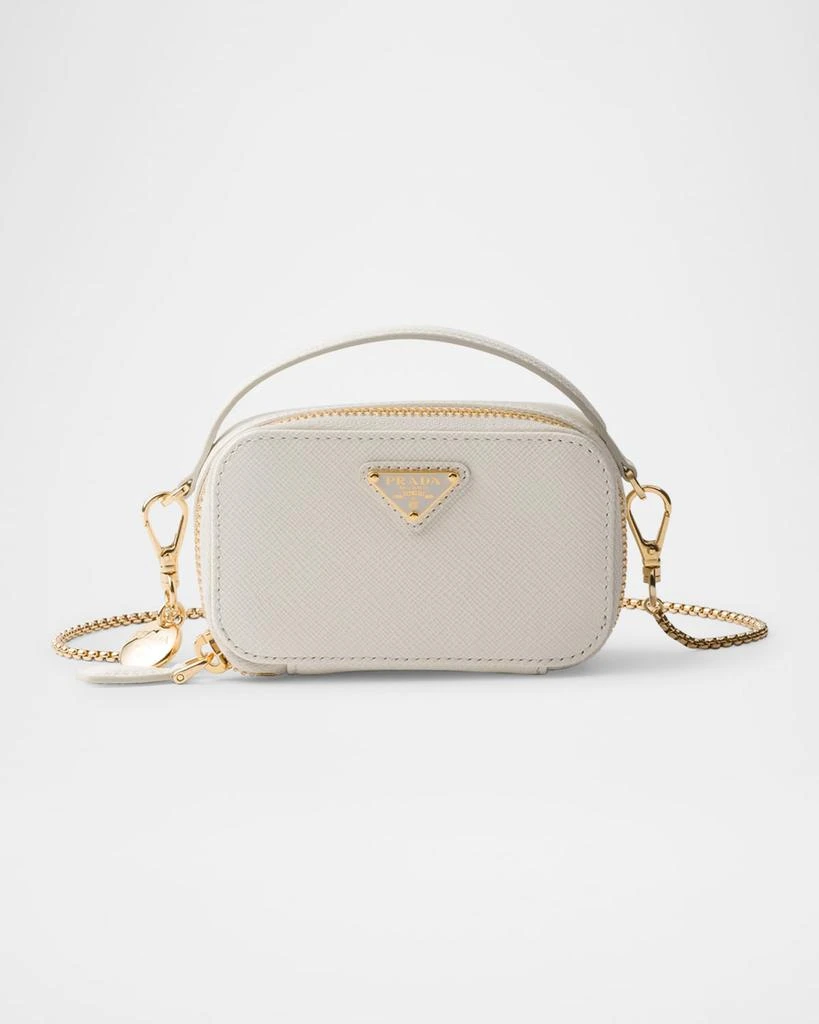 Prada Saffiano Leather Mini-Pouch Crossbody Bag - Crossbody Bags - Free ...