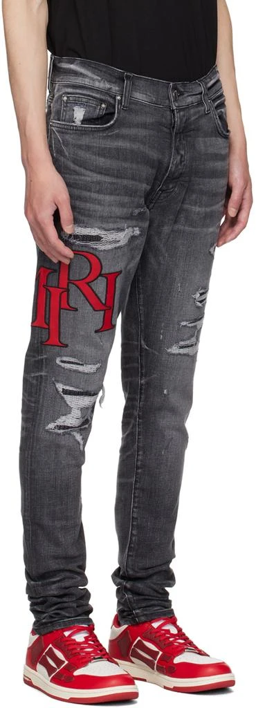 AMIRI Gray Staggered Jeans - Pants - BeyondStyle