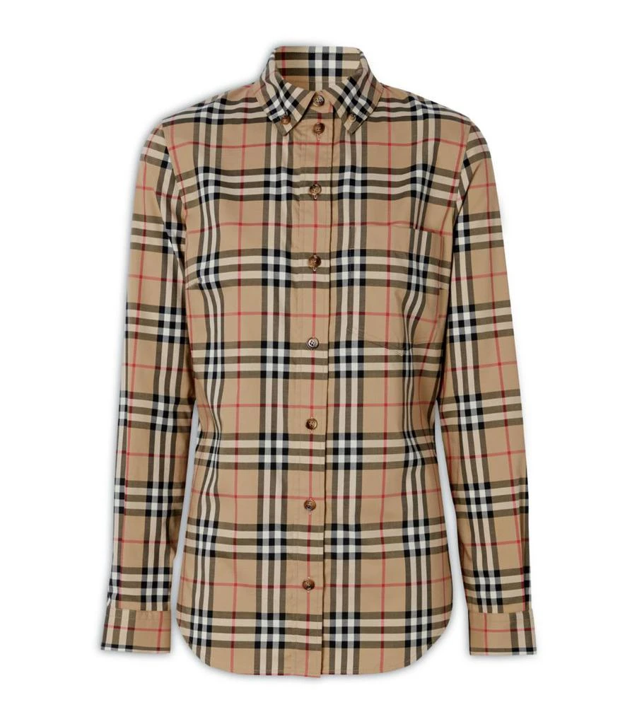 Burberry Vintage Check Button-Down Shirt - Shirts - BeyondStyle
