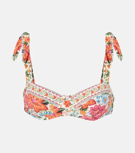 Farm Rio Floral bikini top - Swimwear - BeyondStyle